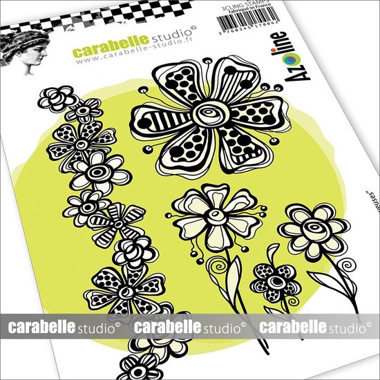 Carabelle Studio Cling Stamp A6 Joyous Flowers By Azoline | bol.com