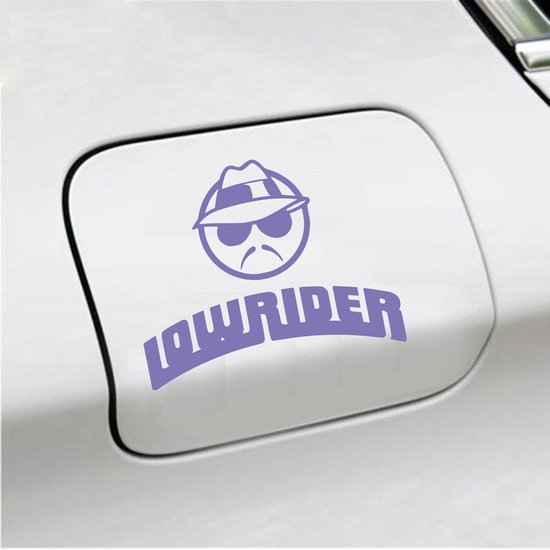 Bumpersticker - Low Rider - 12,5 X 15,6 - Paars | bol.com