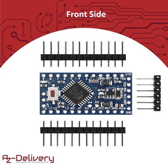 AZDelivery PRO MINI met 5V ATmega328 en 16MHz | bol