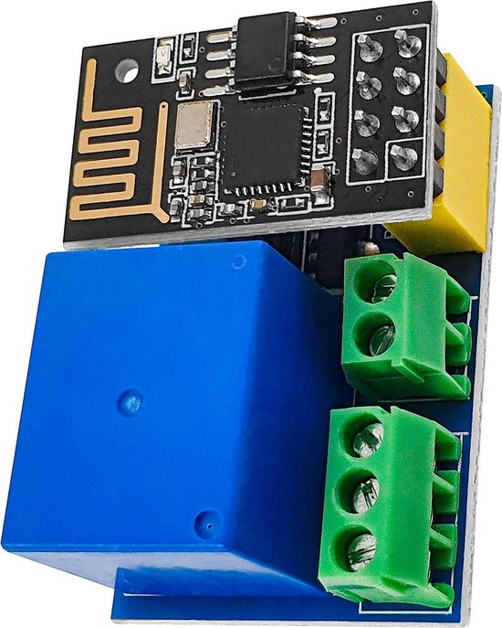 Azdelivery Esp8266 01s Wlan Wifi Module 5v Met Relais Adapter Opvolger Van Esp01 Bol