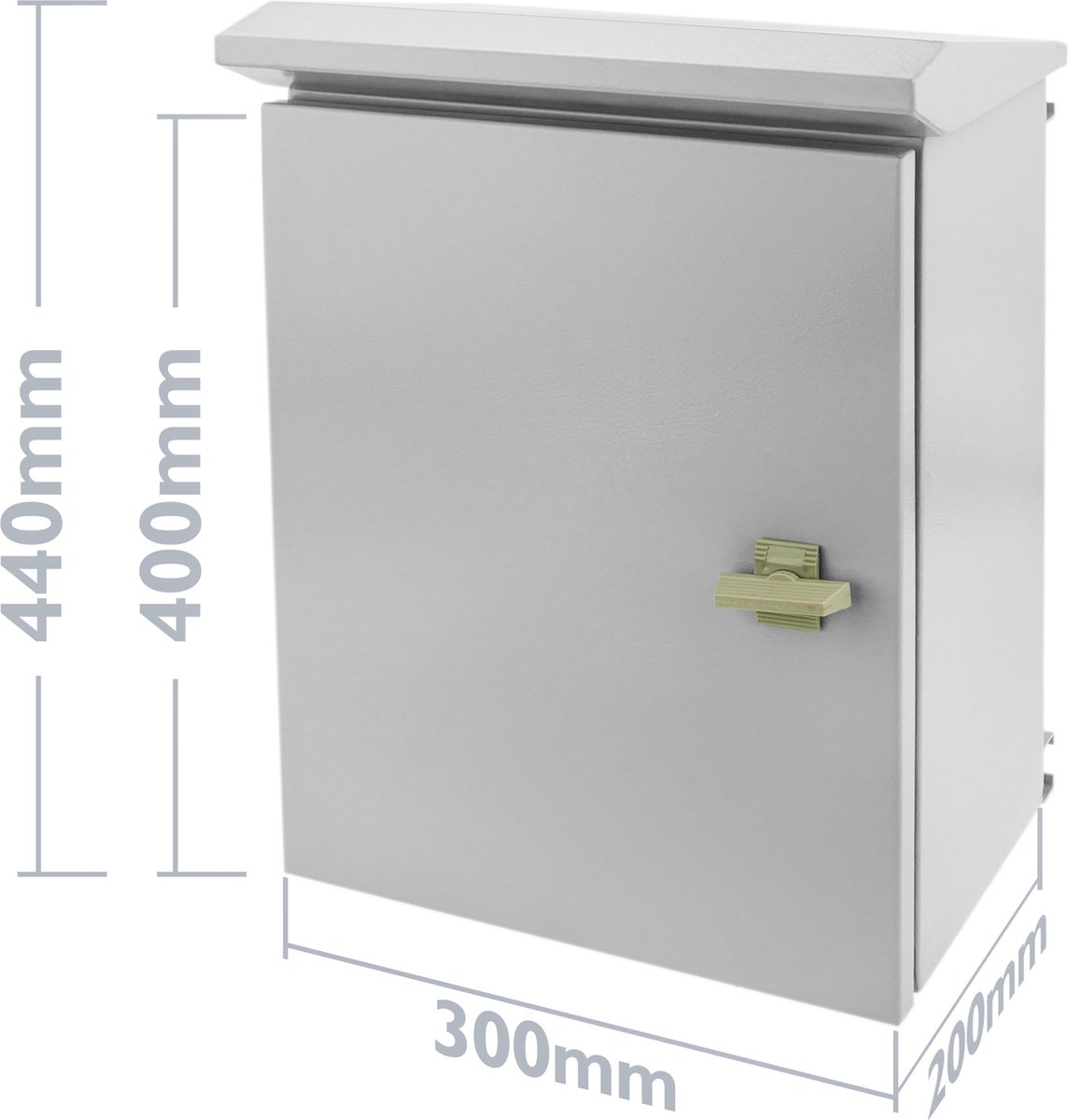 BeMatik - Metalen elektrische verdeelkast met IP65-bescherming voor ...