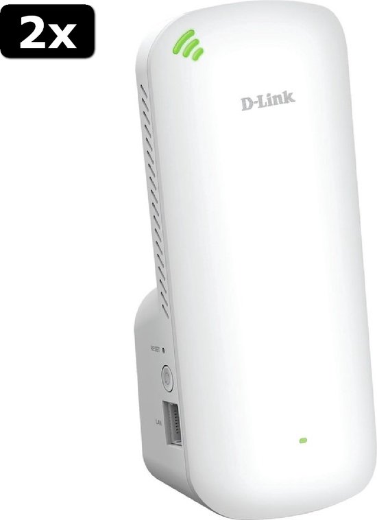 2x Wi-Fi-repeater - DLINK - AX1800 Dual Band met √©√©n Gigabit-poort en ...