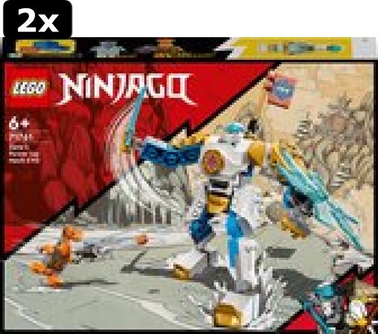2x LEGO NINJAGO Zane's Power-Upmecha EVO - 71761 | bol.com