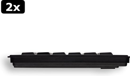 2x CHERRY G84-5200 XS Complete Keyboard - Toetsenbord - PS/2, USB ...