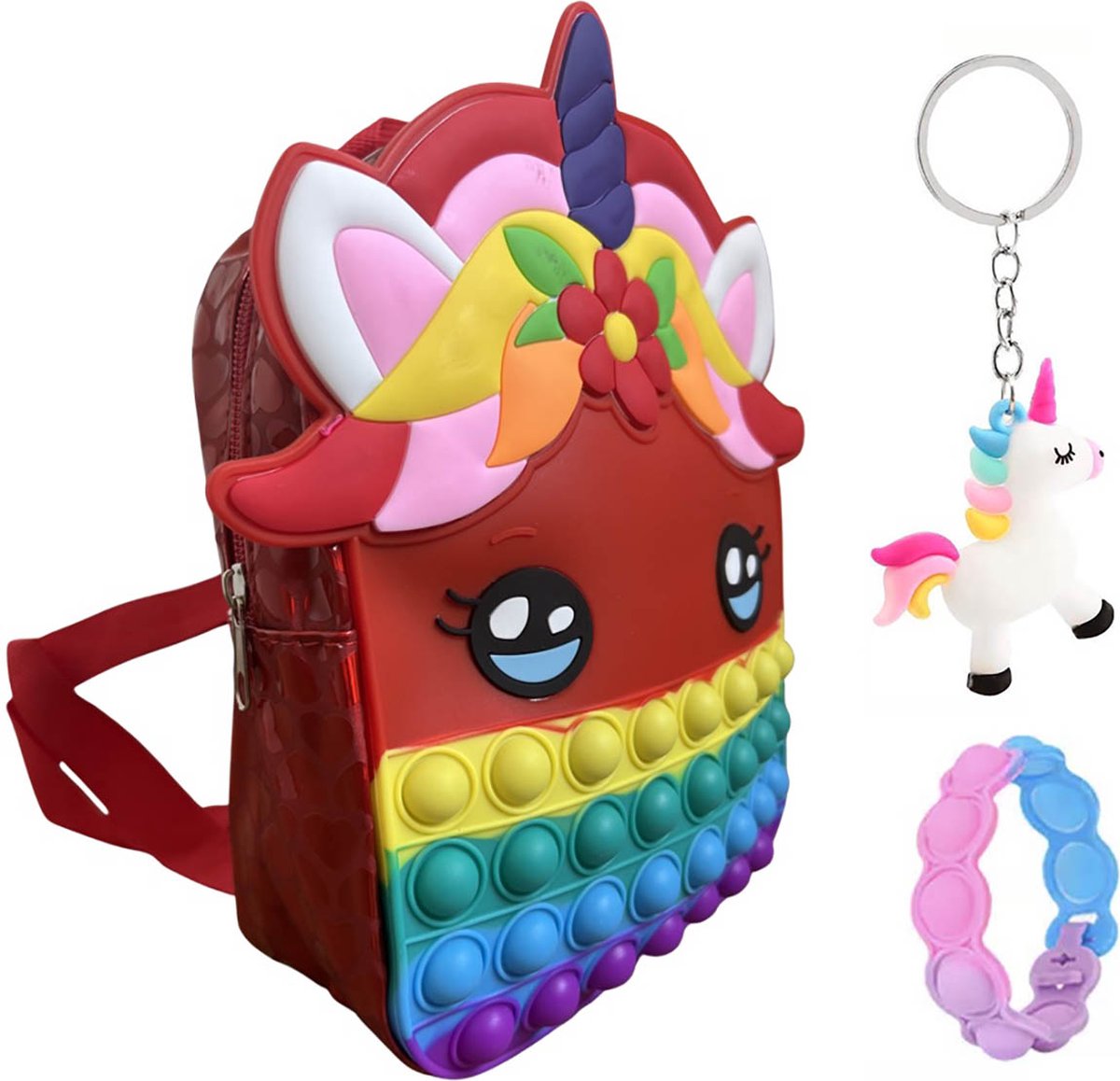 fidget toys - Unicorn - rugzak meisje - schooltas meisje - unicorn ...