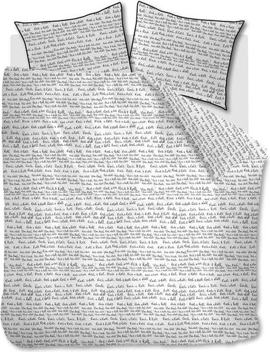 VTWonen Rock&Roll Dekbedovertrek - Tweepersoons - 200x200/220 cm ...