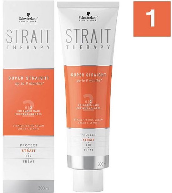 Haarstijlbehandeling Strait Therapy Cream 0 Schwarzkopf (300 ml) | bol