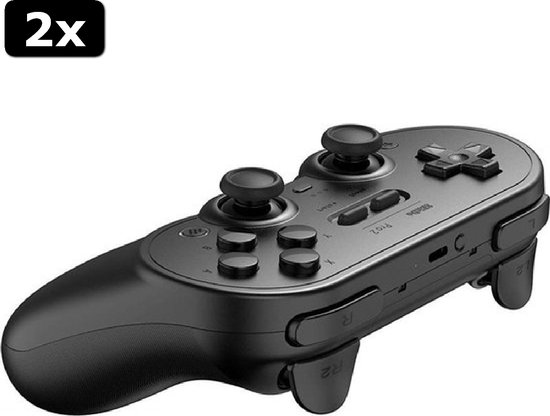 2x 8Bitdo Pro 2 Gamepad Black Edition | bol.com