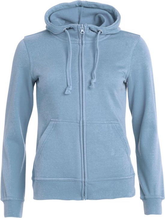 Basic hoody full zip ds lichtblauw xl | bol