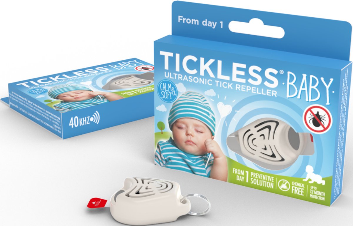 Tickless Baby - Natuurlijke Teek & Vlo Afweer voor Baby's - Roze | bol.com