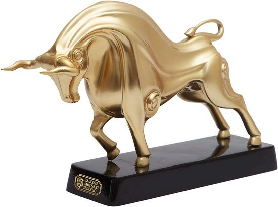 Amoy-Art Wall Street Bull Standbeeld Beeldje Stier Figuur Dier Decor ...