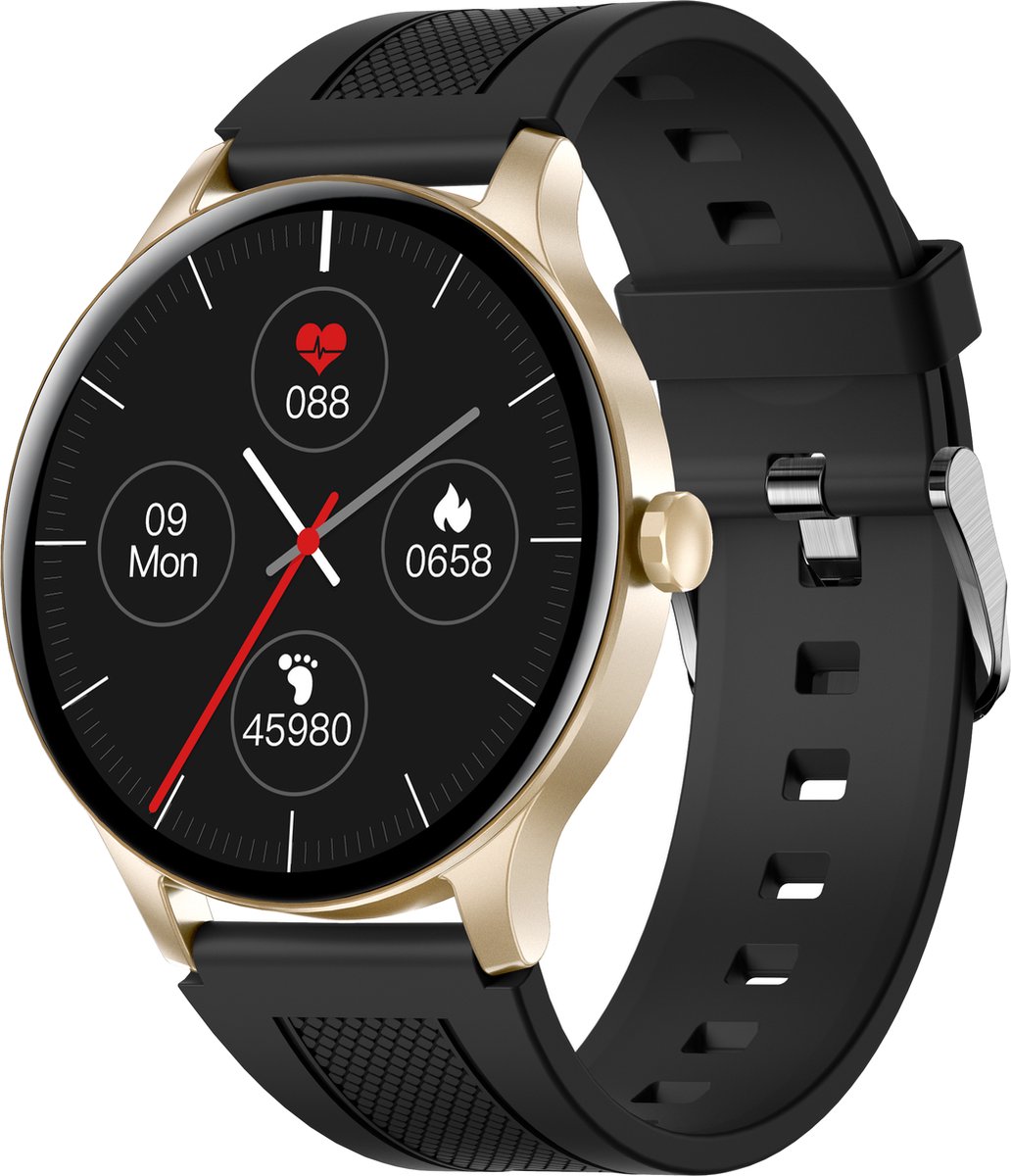 Belesy® NOBLE - Smartwatch Heren – Smartwatch Dames - Horloge ...