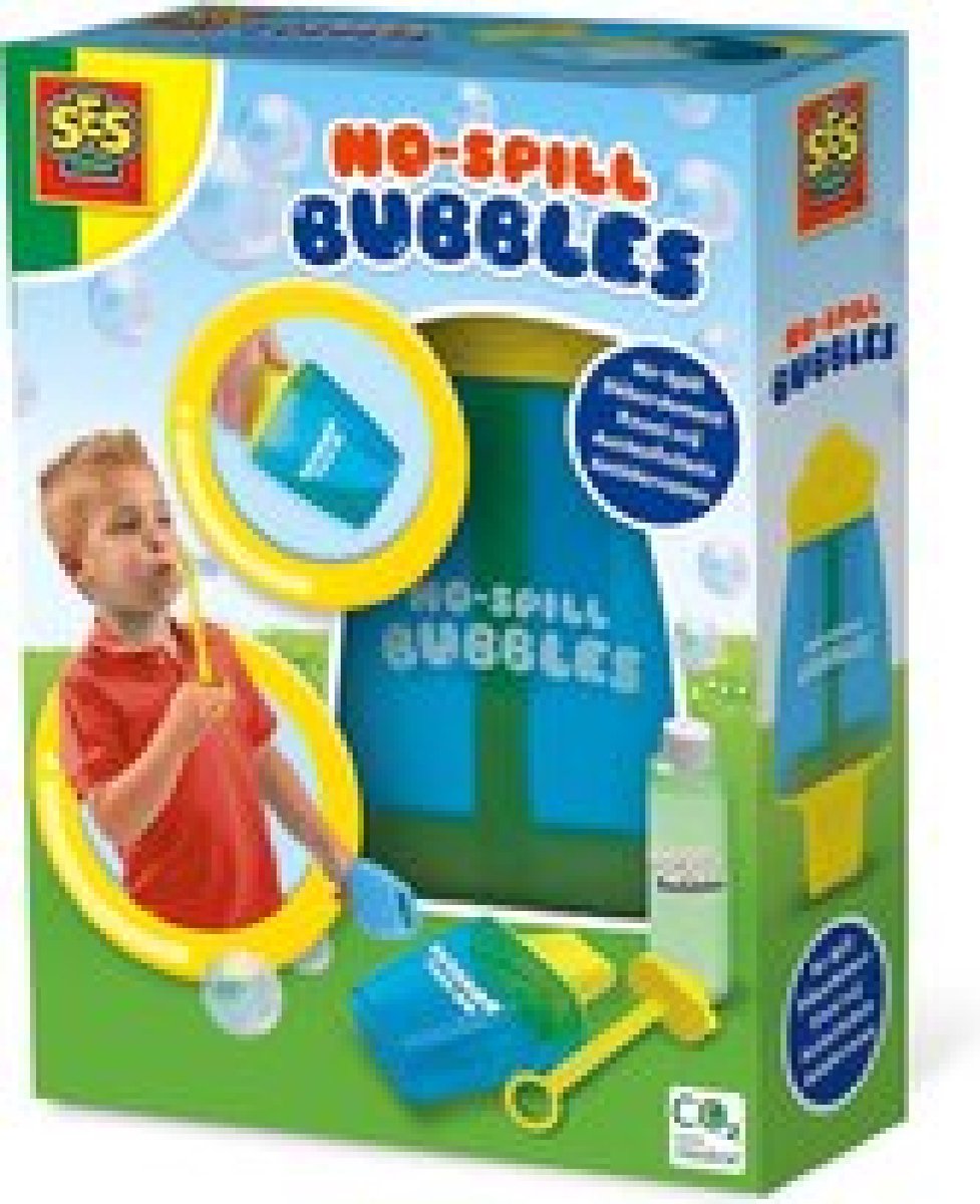 SES - Knoeivrije bellenblaas pot met Mega bubbles | bol.com