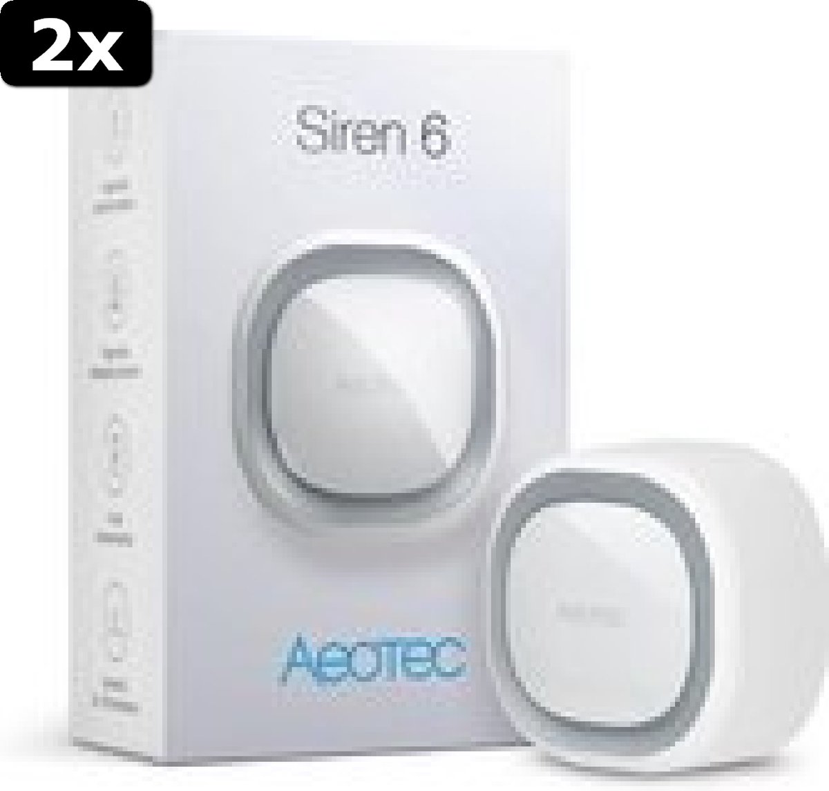 2x Aeotec Siren 6 - Z-Wave - binnensirene | bol.com
