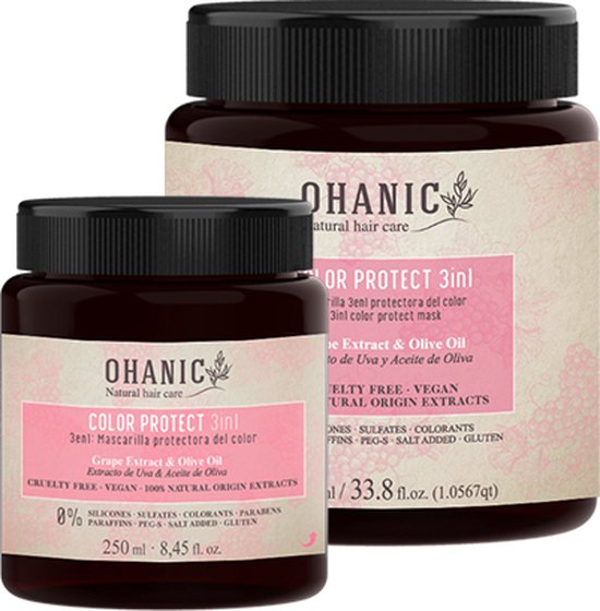 OHANIC Color Protect 3 in 1 Masker 250ML | bol