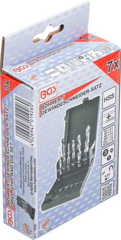 BGS HSS-G boor-/tapset 7 delig | bol
