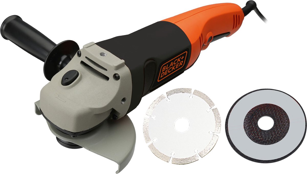 BLACK+DECKER KG1202K-QS Haakse Slijper - 1200 Watt - 125 mm | bol.com