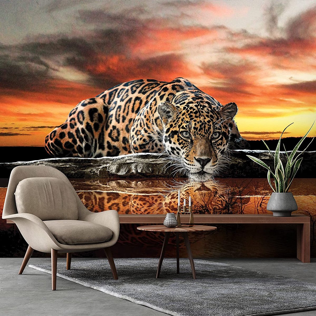 Fotobehang - Vlies Behang - Panter - Luipaard - Jaguar - Cheeta - 520 x ...