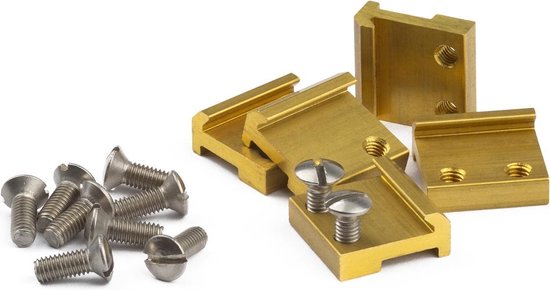 Massoth - Rail Clamps G Scale Brass 15mm 50/pack (?/21 ...