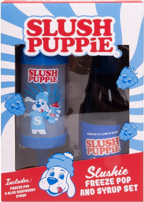 Fizz Freeze Pop – Slush Puppy Siroop Raspberry – 180 ml Siroop | bol.com