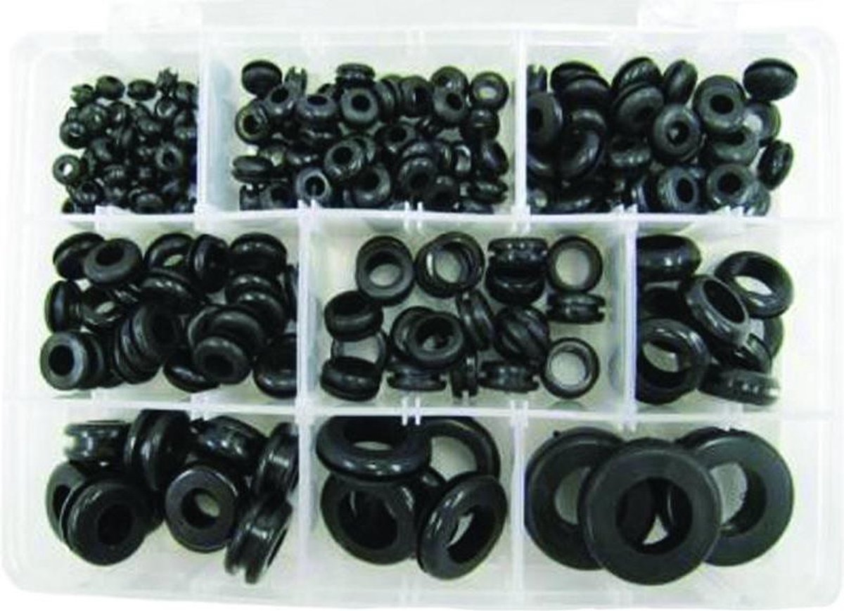 210-delig assortiment rubberen doorvoertules | bol