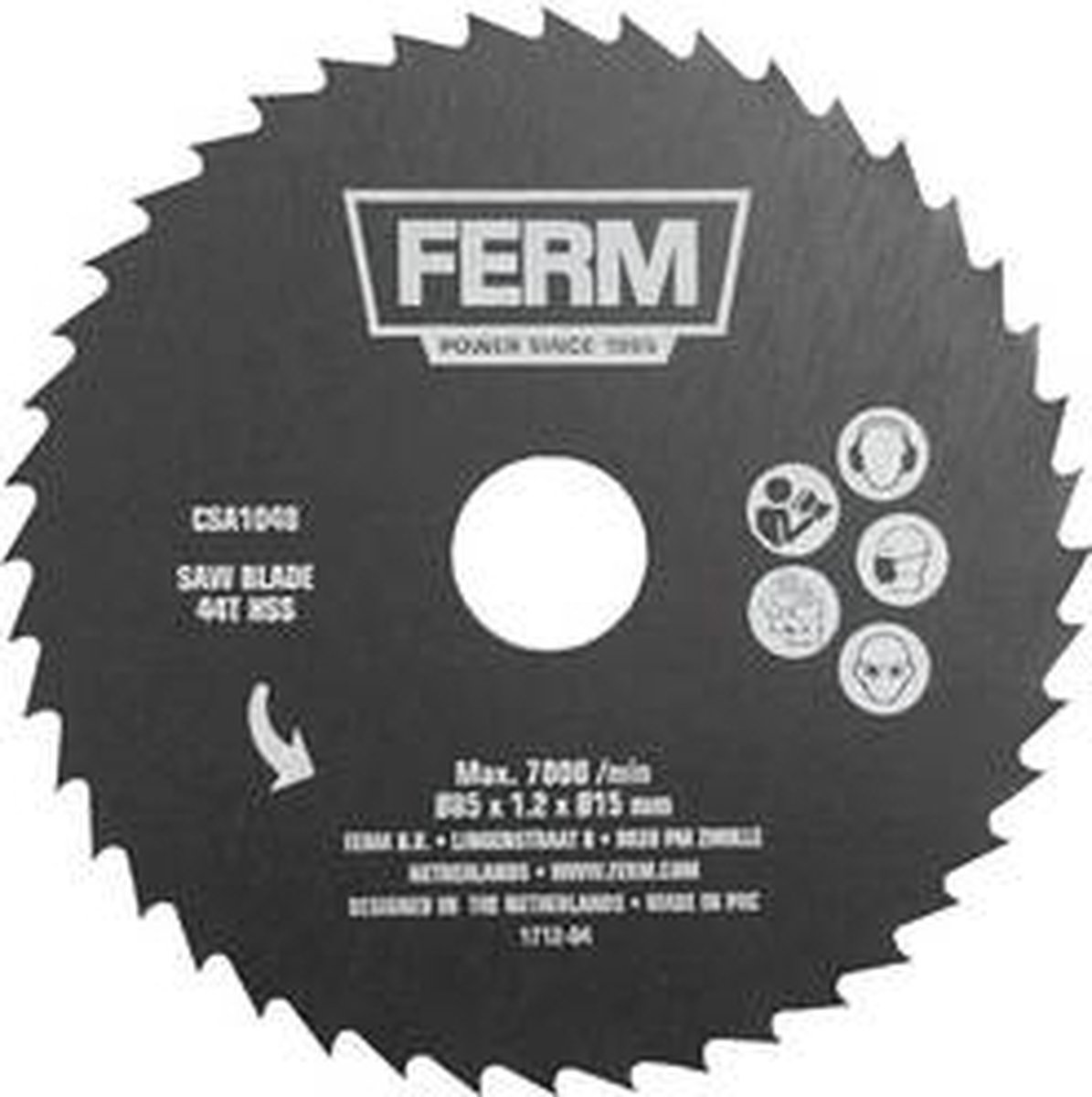 FERM Precisie Zaagblad 44T - CSA1048 | bol.com