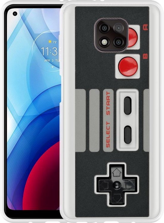 Hoesje geschikt voor Motorola Moto G Power 2021 Retro Controller ...