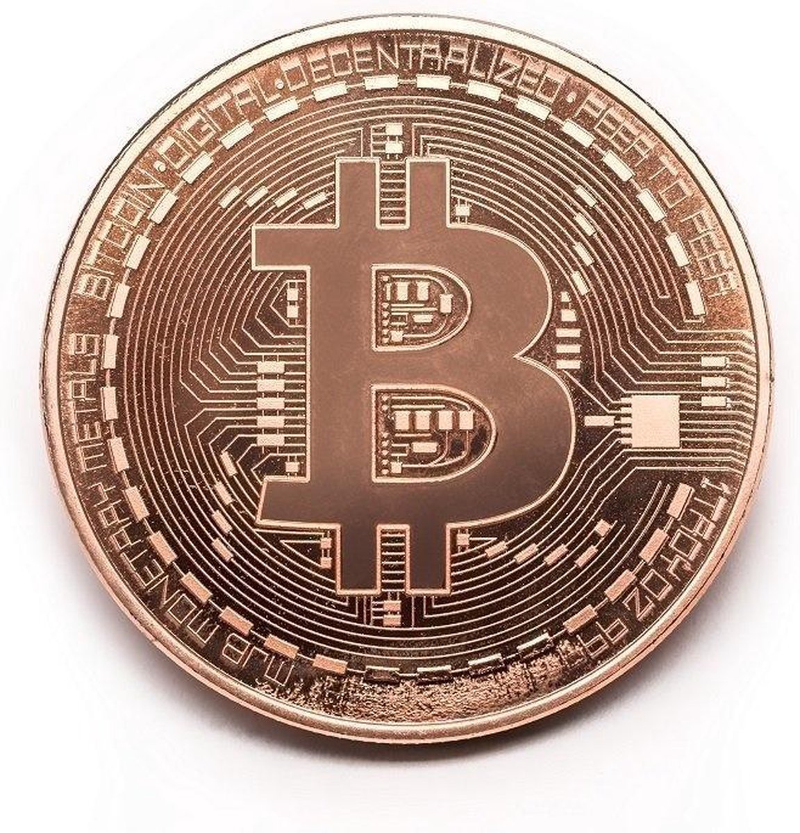 Gouden Bitcoin Munt - ø 40mm | bol