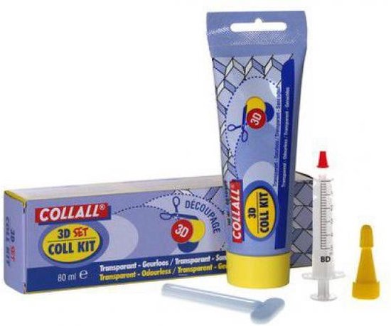 Collall 80ml reukloze 3D kit met hulpmiddelen | bol