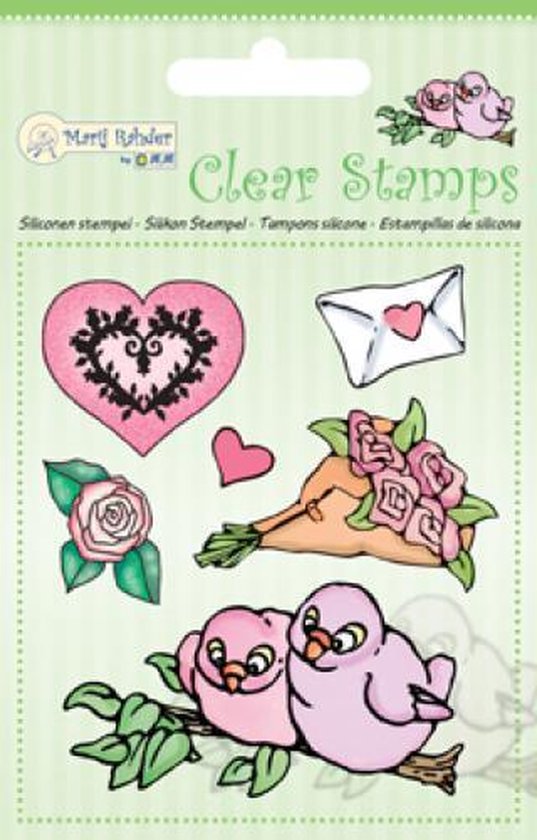 MRJ Clear Stamps Birds | bol.com