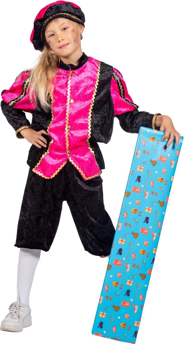 Wilbers & Wilbers - Pietenpakken - Vrolijk Pietje Roze Pietenpak Kind ...