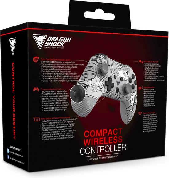 DragonShock - PopTop Compacte Bluetooth Draadloze-controller Manga ...