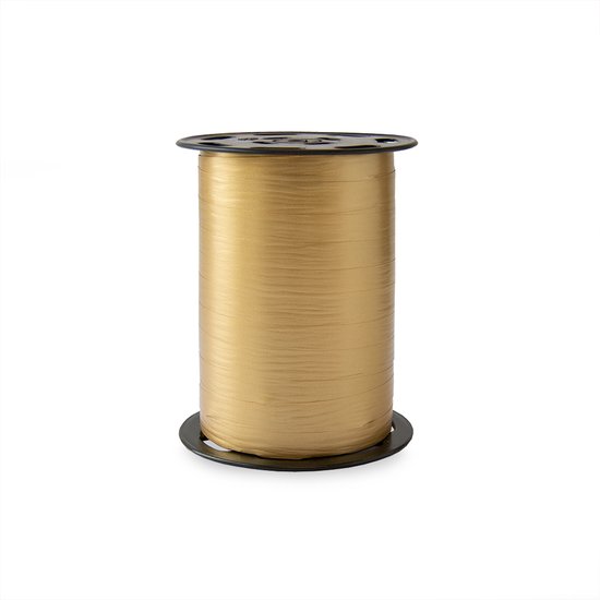 Krullint - Cadeau lint - Uni - Goud (1 cm) - 180 meter | bol