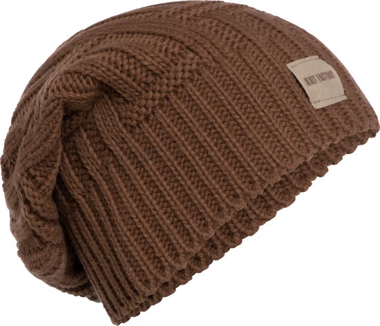 Knit Factory Bobby Gebreide Muts Heren & Dames - Sloppy Beanie hat ...