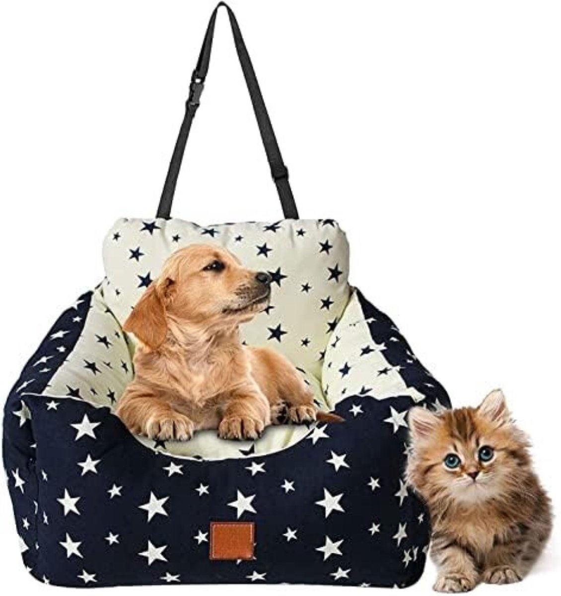 Hondenmand Auto Achterbank - Automand Hond - 2-in-1 Autostoel en bed ...