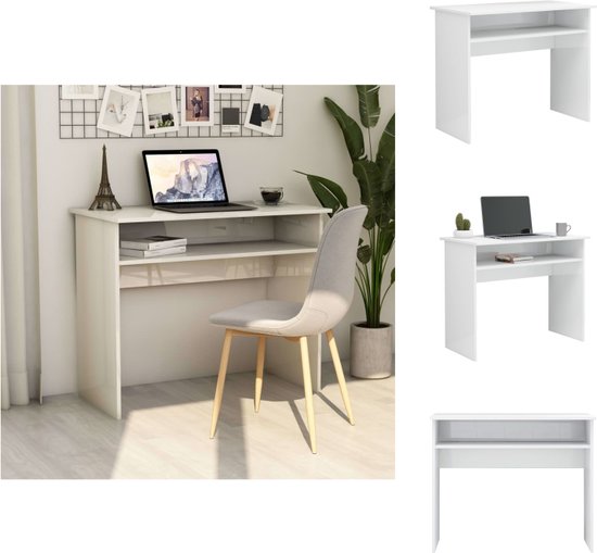 vidaXL Bureau - Bureaus - Tafel - Tafels - Bureau 90x50x74 cm bewerkt ...