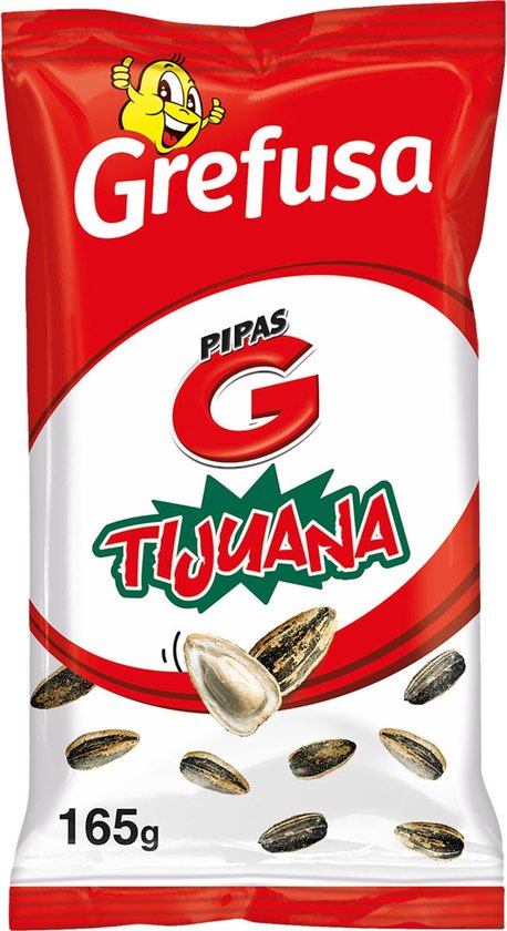 GREFUSA zonnebloempitten met smaak tijuana 165 Gram - Pipas G sabor ...
