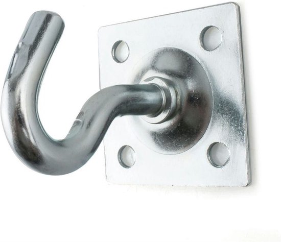 Haak met bevestigingsplaat - 58mm - Gegalvaniseerd | bol