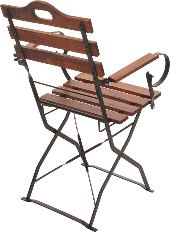 Set van 2 biertuinstoelen MCW-J40, klapstoel tuinstoel, horeca ...