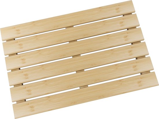 Bamboe Badmat, Antislip Douchemat voor Luxueus Gebruik Binnen of Buiten ...