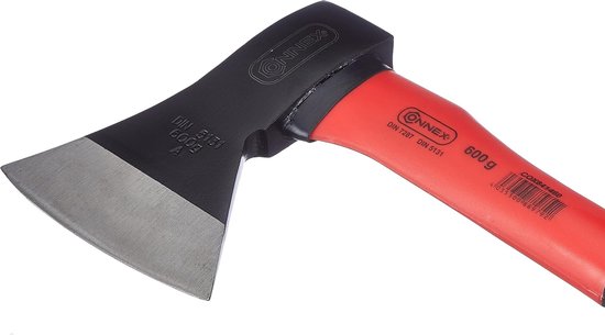 Bijl 600 g - trillingsarme glasvezelsteel - compacte vorm - rubberen ...
