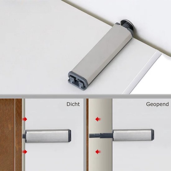 Deurdranger Magnetisch 10 stuks - Deursluiter Soft Close - Deurveer ...