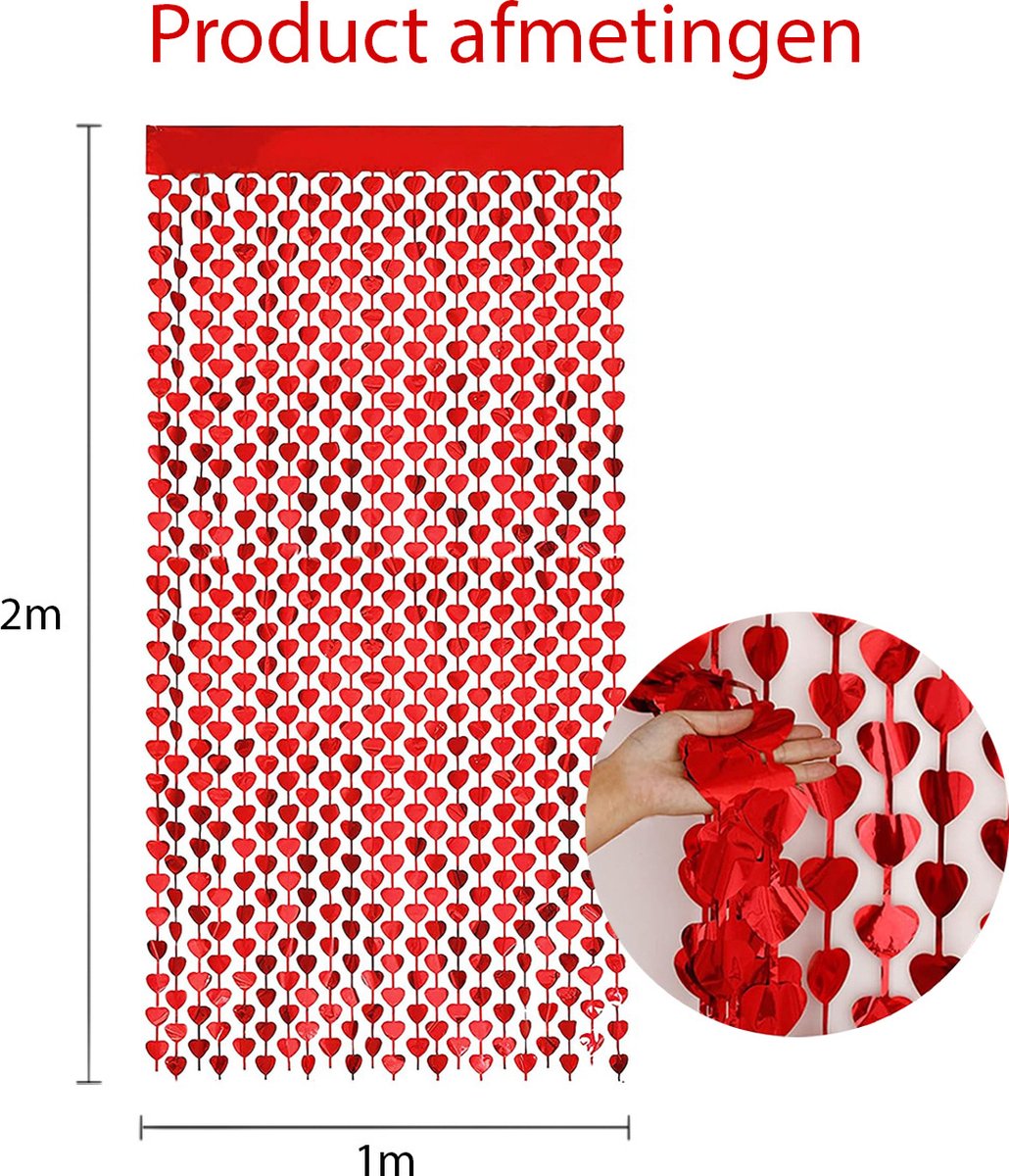 Hartjes Valentijn Decoratie Valentijn Versiering Backdrop ...