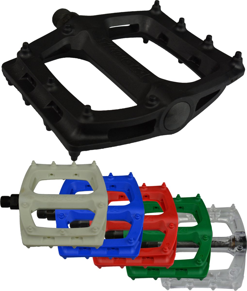 Tioga Platformpedalen Surefoot Slim 110 Mm 9/16 Inch Zwart | bol