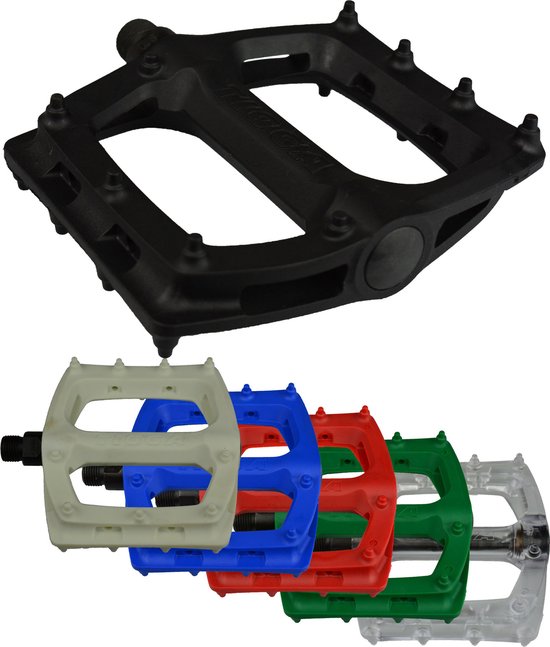 Tioga Platformpedalen Surefoot Slim 110 Mm 9/16 Inch Zwart | bol