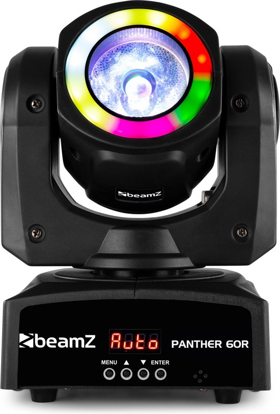 BeamZ Panther 60R LED Beam Moving Head met LED-ring - 60 Watt | bol
