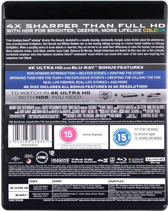 Backdraft, Donald Sutherland | Dvd's | bol