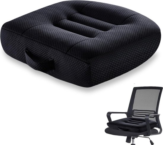 Zitkussen voor in de auto, 40 x 40 cm, ergonomisch orthopedisch ...