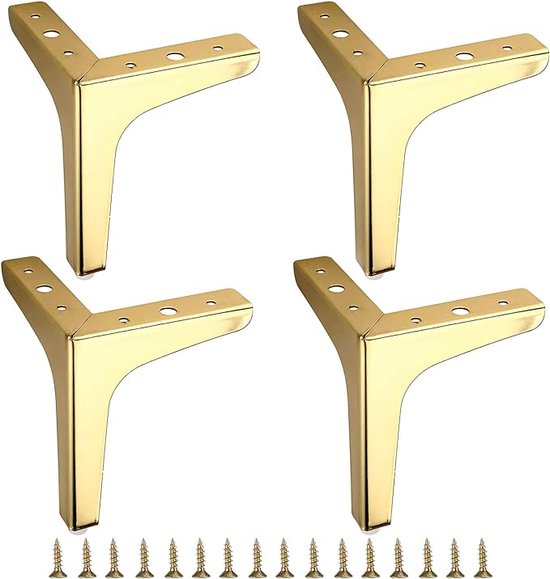 15 cm metalen bankpoot 4 stuks moderne meubelpoten bank meubels ...