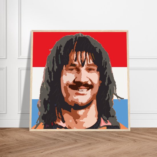 ruud gullit poster | posters ruud gullit | 50 x 50 cm | pop art voetbal ...
